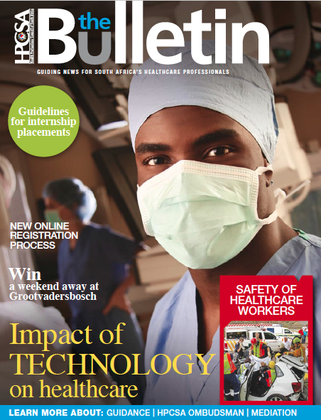 Advertise in the HPCSA Bulletin Magazine