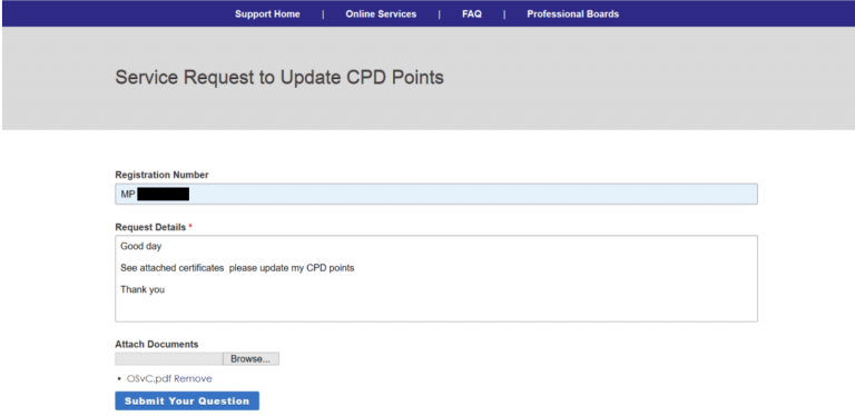 How to submit CPD points to the HPCSA - HPCSA | HPCSA E-Bulletin