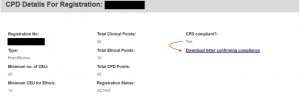 How to update CEUs and CPDs on the HPCSA website