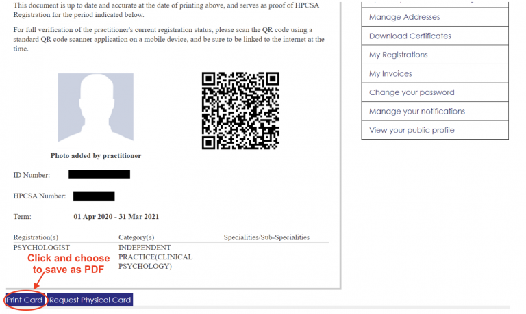 HPCSA online renewal guide
