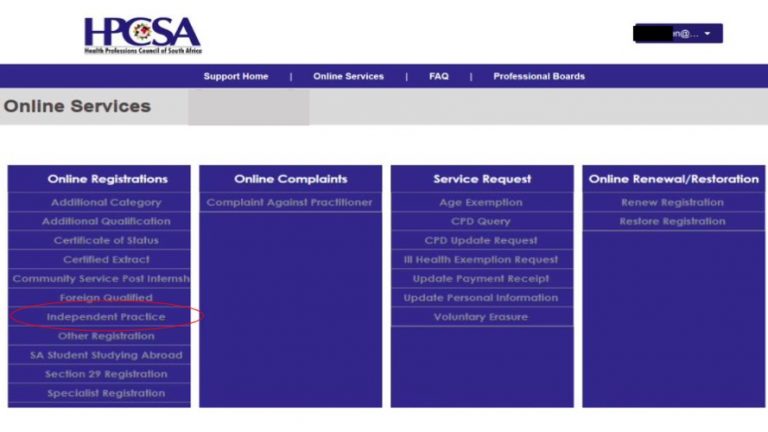 How to log a service request through the HPCSA portal