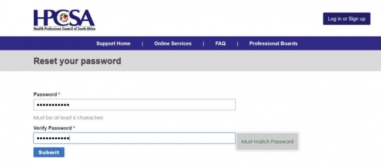 How to log a service request through the HPCSA portal